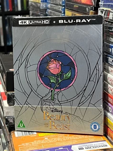 Disney Beauty And The Beast Blu Ray Exclusive 4k Ultra Hd Steelbook