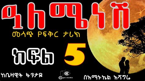 ዓለሜነሽ መሳጭ የፍቅር ትረካ ክፍል 5 ሙሉ ትረካ አስገራሚ የፍቅረኞቹ ትረካ Alemeyneshe Part 5