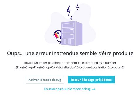 Invalid Number Parameter Cannot Be Interpreted As A Number Utilisation De Prestashop