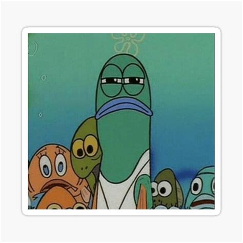 Judging Character From Spongebob Squarepants Viral Meme Sticker For
