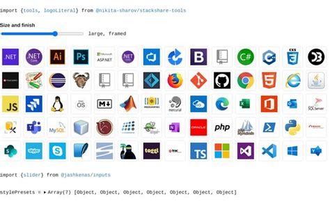 Stackshare Tool Logos Nikita Sharov Observable