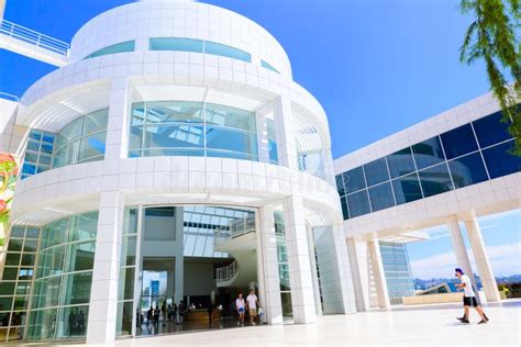 J Paul Getty Museum Editorial Stock Image Image Of Courtyard 74510119