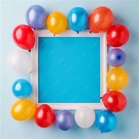 Premium Photo Balloons And Confetti Background Hd 8k Wallpaper Stock
