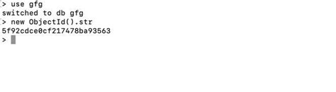 What Is Objectid In Mongodb Geeksforgeeks