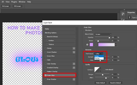 How Do I Make Text Glow In Photoshop