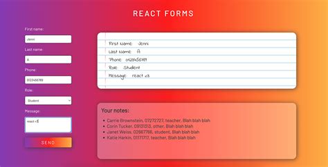 Github Kirpister React Form
