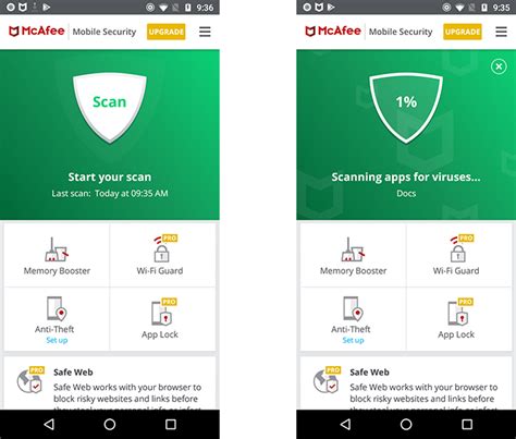 Test McAfee Mobile Security For Android AV TEST