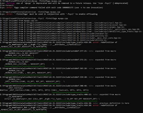 Solved Many Errors While Sycl Code Compilation For Fpga On Local