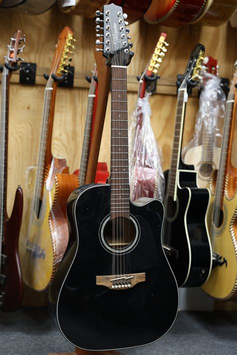 Used Takamine Gd30ce 12 Blk 12 String Electro Acoustic Guitar Black