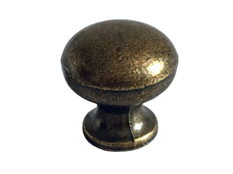 Vintage Look Tiny Knob Small Knobs Dark Antique Bronze Drawer Etsy