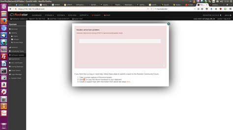Unknown Internal Error Doing A Post To Api Commands Update Check Support Rockstor Community