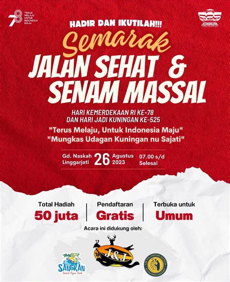 Sangkan Park J J Meriahkan HUT RI Dan Hari Jadi Kuningan 525 Melalui