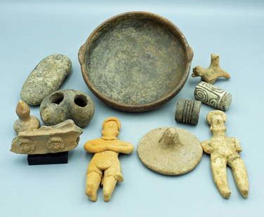 11 Pre Columbian Artifacts