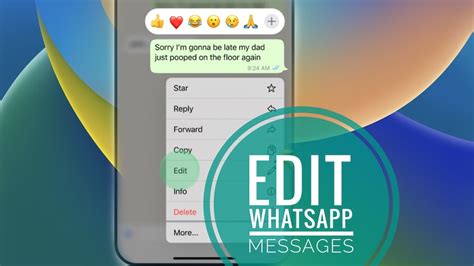 How To Edit Whatsapp Message After Sending Ios Android