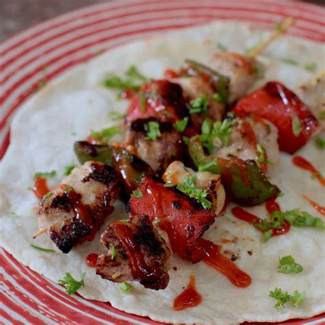 Yogurt Marinated Chicken Skewers