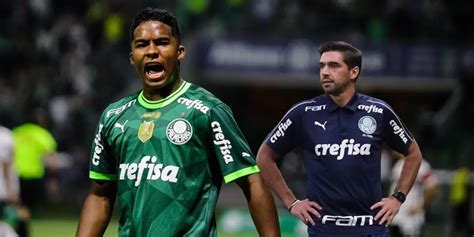 VÍDEO A reação exagerada de Endrick após erro em Palmeiras x Corinthians