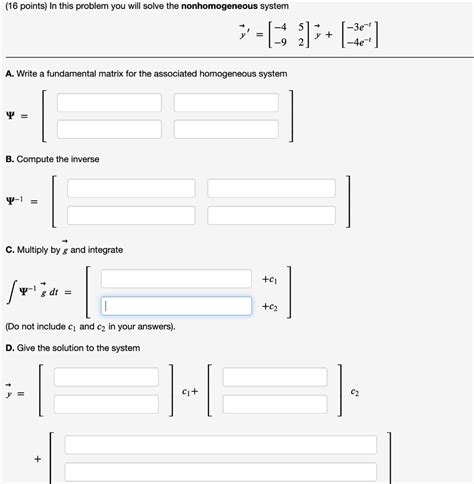 Solved 16 Points In This Problem You Will Solve The Chegg Com