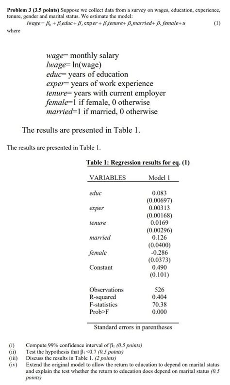 Solved Problem 3 35 Points Suppose We Collect Data From A