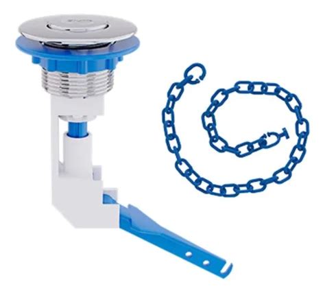 Acionador Universal Descarga Caixa Acoplada Cromado Blukit