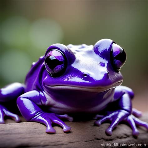 Man With Purple Frog Head Stable Diffusion Online