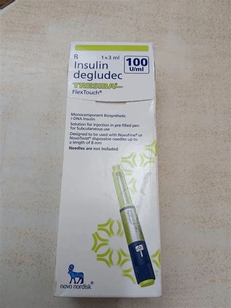 Insulin Degludec 100 U Ml Tresiba Flex Touch At ₹ 1800 Piece In