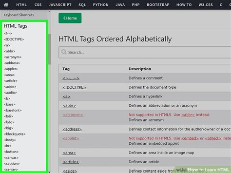 How To Learn Html With Pictures Wikihow