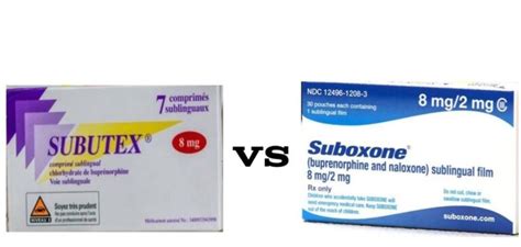 Subutex Vs Suboxone Similarities And Differences Public Health