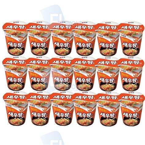농심 새우탕컵 67g 미니컵 18개 작은 컵라면 개운한 홈플러스 택배배송