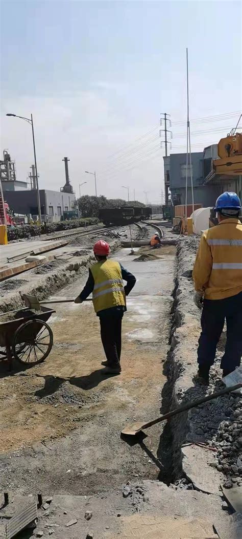 芜湖新兴铸管厂铸四道口施工 铁路桥涵项目 江苏铁诚建设有限公司