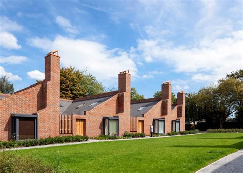 Brick Bungalows Provide Social Housing For Elderly Residents In East