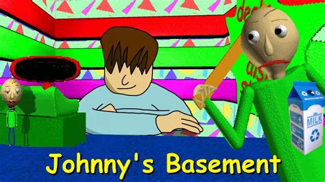 Johnnys Basement Baldis Basics Mod Youtube