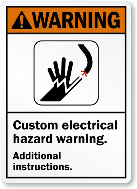 Electrical Safety Labels Electrical Warning Stickers