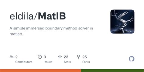github eldila matib a simple immersed boundary method solver in matlab