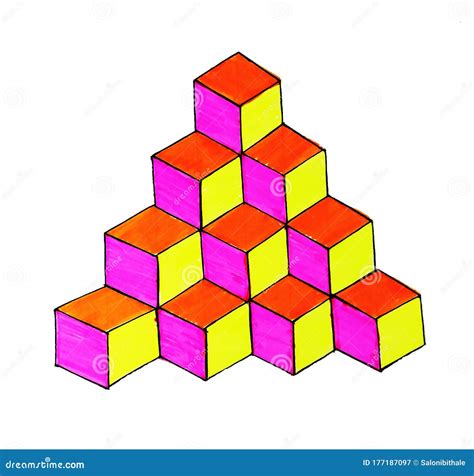 Seamless Cubical Structure Royalty Free Illustration Cartoondealer
