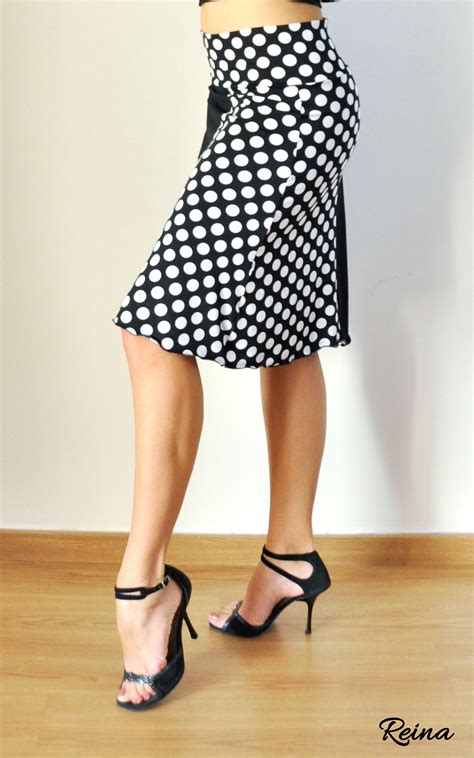 Black Polka Dot Skirt Reina Clothes