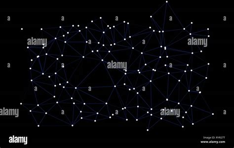 Technology Digital Algorithm Conception Vector Triangles Shapes And