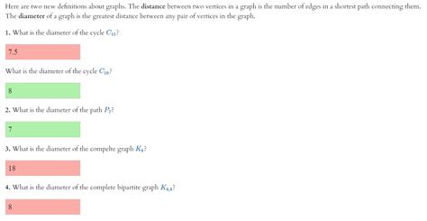 Solved Here Are Two New Definitions About Graphs The