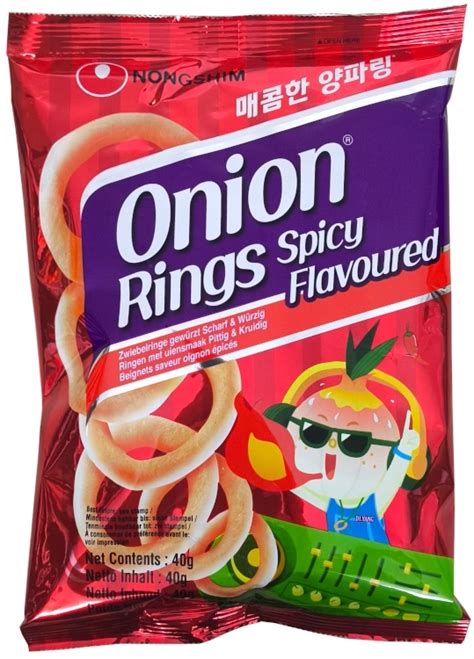 Chipsy Krążki Cebulowe Hot I Spicy 40g Nongshim 10167446097 Oficjalne Archiwum Allegro