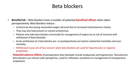 Preoperative Medication Management Ppt