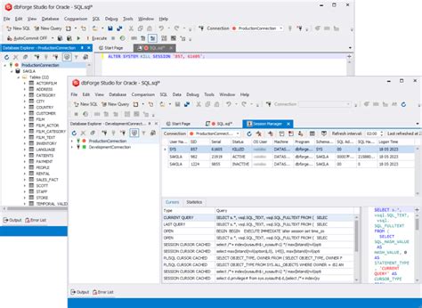 Oracle ALTER SESSION Session Management And Configuration