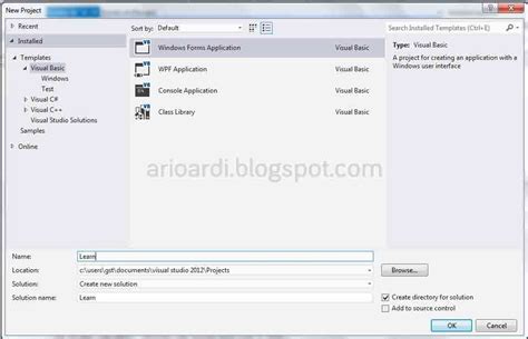 Memunculkan Message Box Pada Vb Net 2012 Info Seputar Komputer