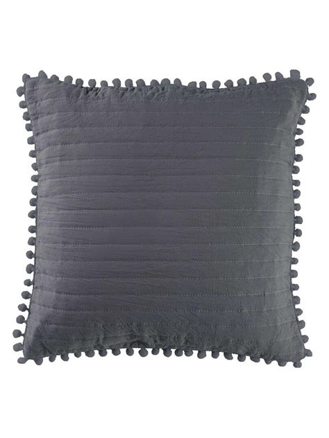 Housse De Coussin Collection Dorine Gris Anthracite Kiabi 5 67