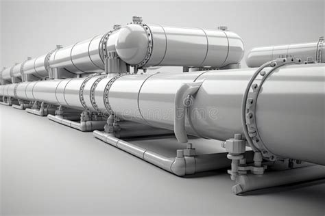 The Pipeline On A Light Background The Transportation Of Oil And Gas Through Pipes Stock The Pipeline On A Light Background The Transportation Of Oil And Gas Through Pipes Stock