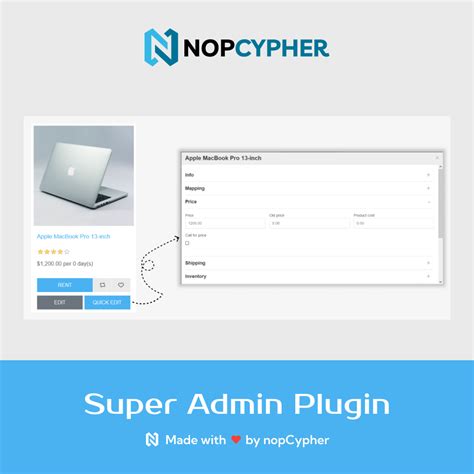 Super Admin Plugin Nopcommerce
