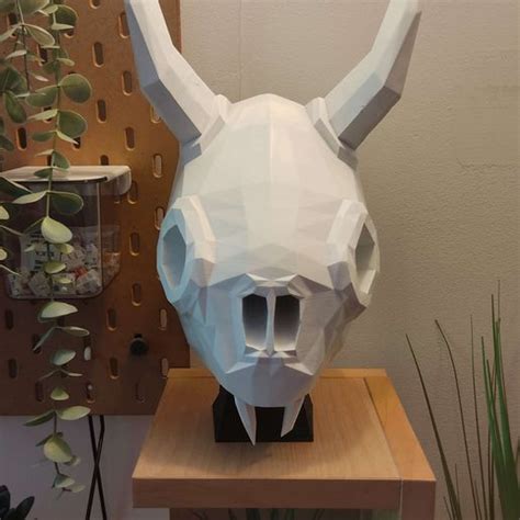 🎮 Sable Ibexii Mask With Stand Not Wearable・ 3d File For ・cults