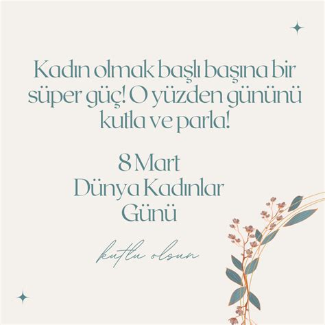 Yeni resimli 2024 8 Mart Dünya Kadınlar Günü mesajları 8 Mart Dünya