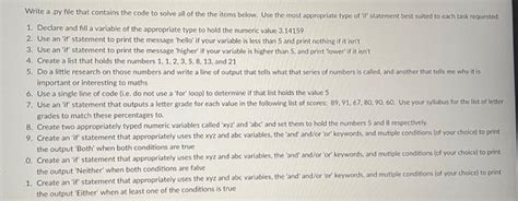 Solved Write A Py With Sublime Using Python For The Steps Chegg