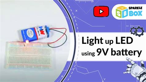 How To Connect Led With 9v Battery Light Up Led With 9v Battery And Resistor Sparkle Box
