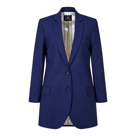 Paul Smith폴스미스 Ps Paul Smith 여성 울 노치트 싱글 자켓 Sivillage 에스아이빌리지