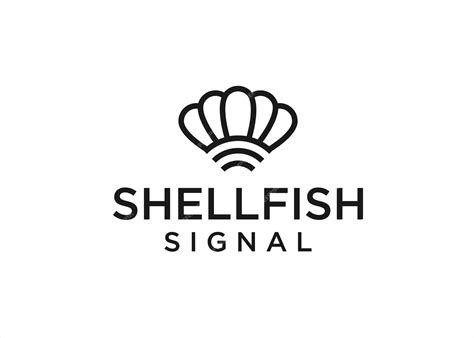 Premium Vector Shell Signal Logo Design Vector Illustration